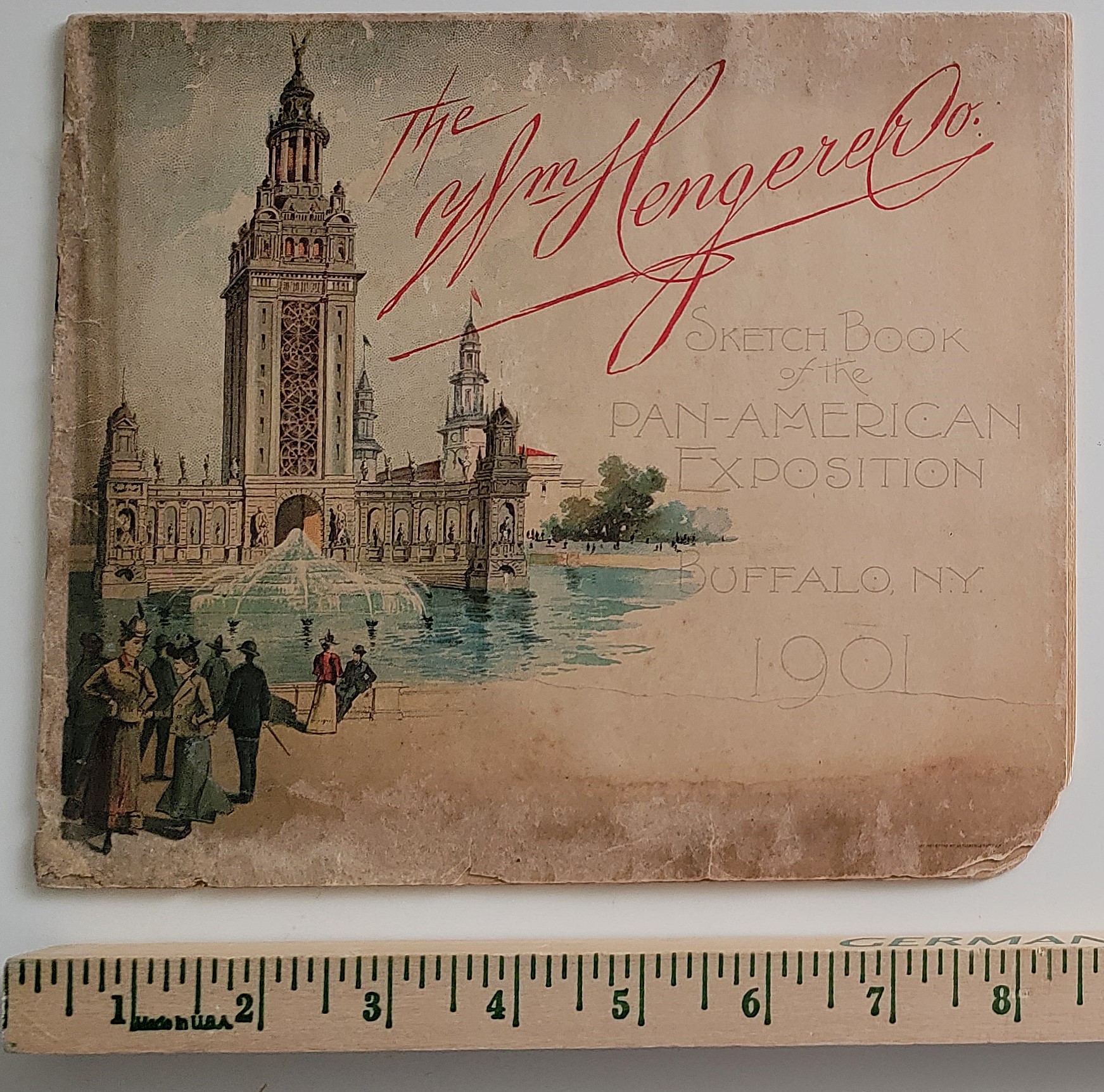 William Hengerer Co 1901 Pan American Exposition Sketch Booklet! Am ...